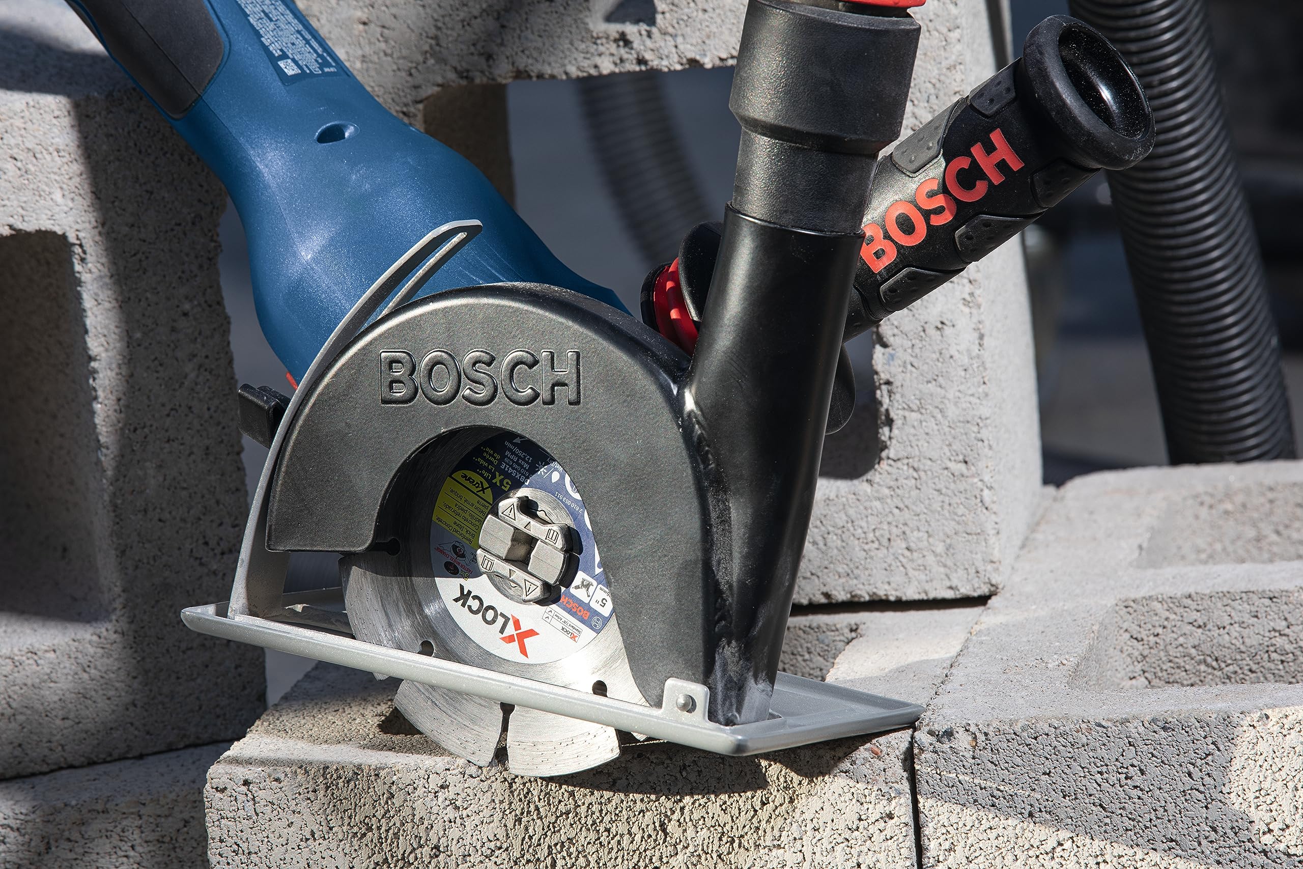 BOSCH GWX18V-13CB14 PROFACTOR™ 18V X-LOCK Connected-Ready 5 – 6 In. Angle Grinder Kit with (1) CORE18V® 8 Ah High Power Battery