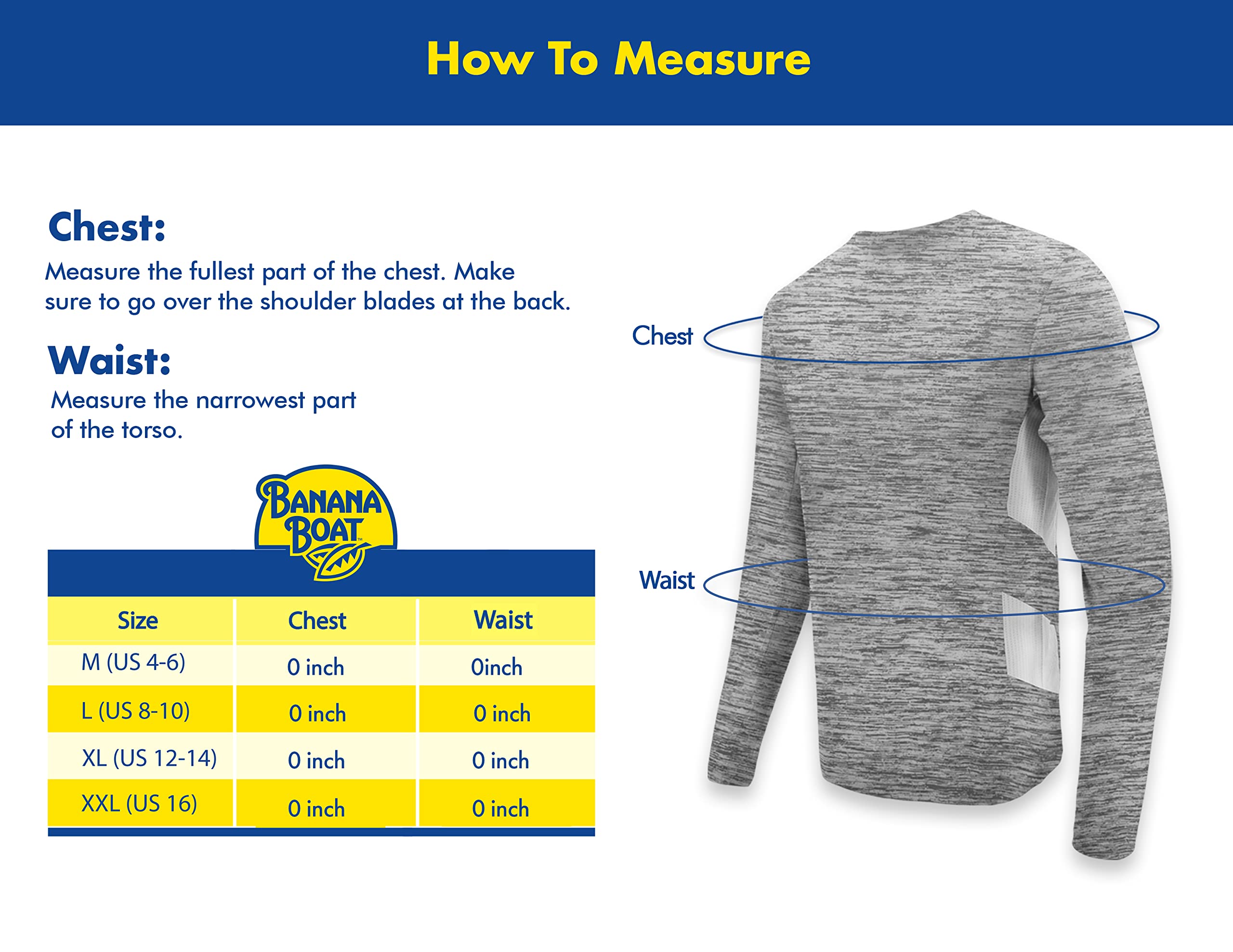 Banana Boat Mens Long Sleeve UPF 50+ Water Proof | UV Protection | Wind Proof | Breathable Performance Tee with Mesh Panels | Space Grey