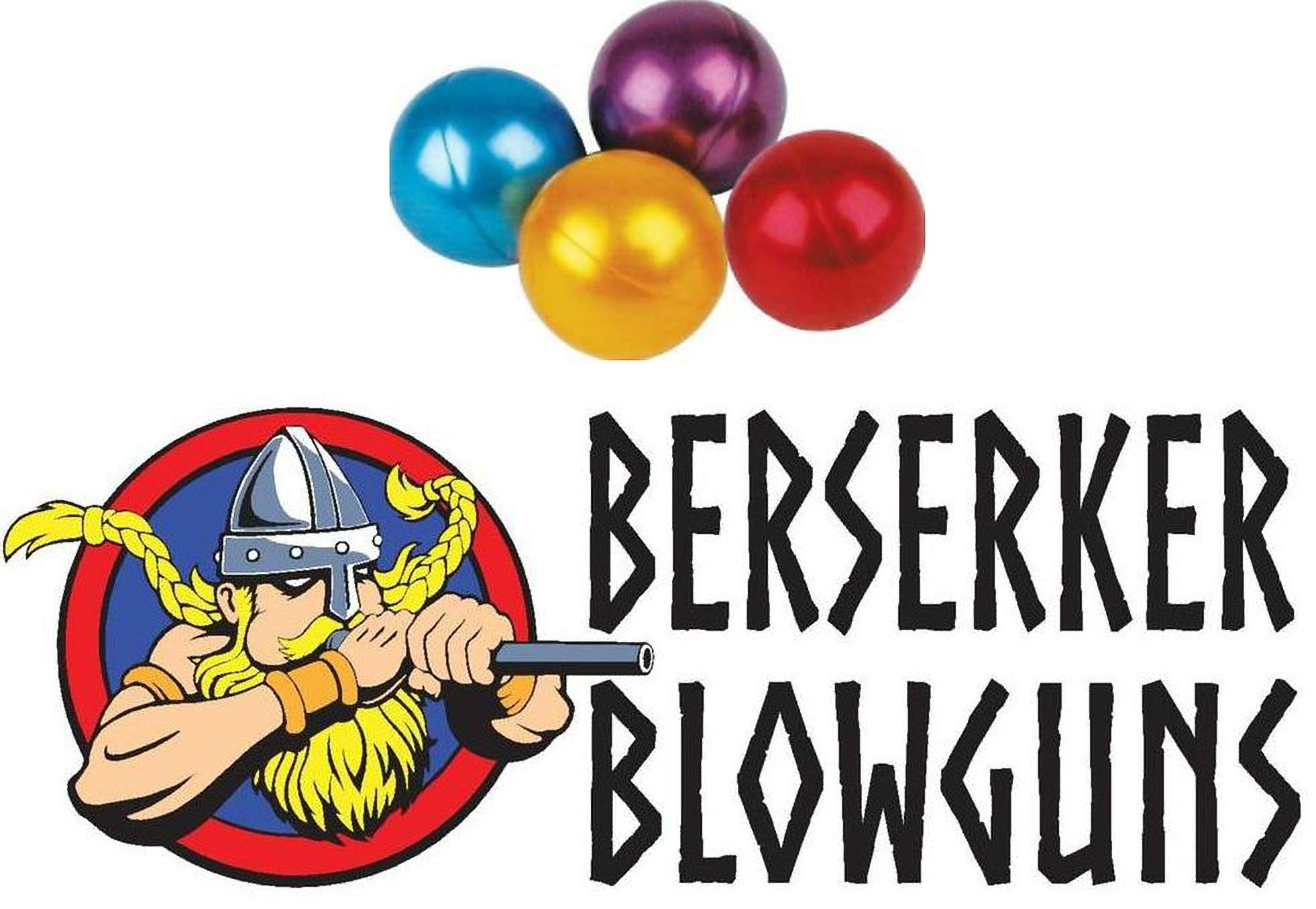 Berserker Blowguns .40 Cal Assorted Color Paintballs