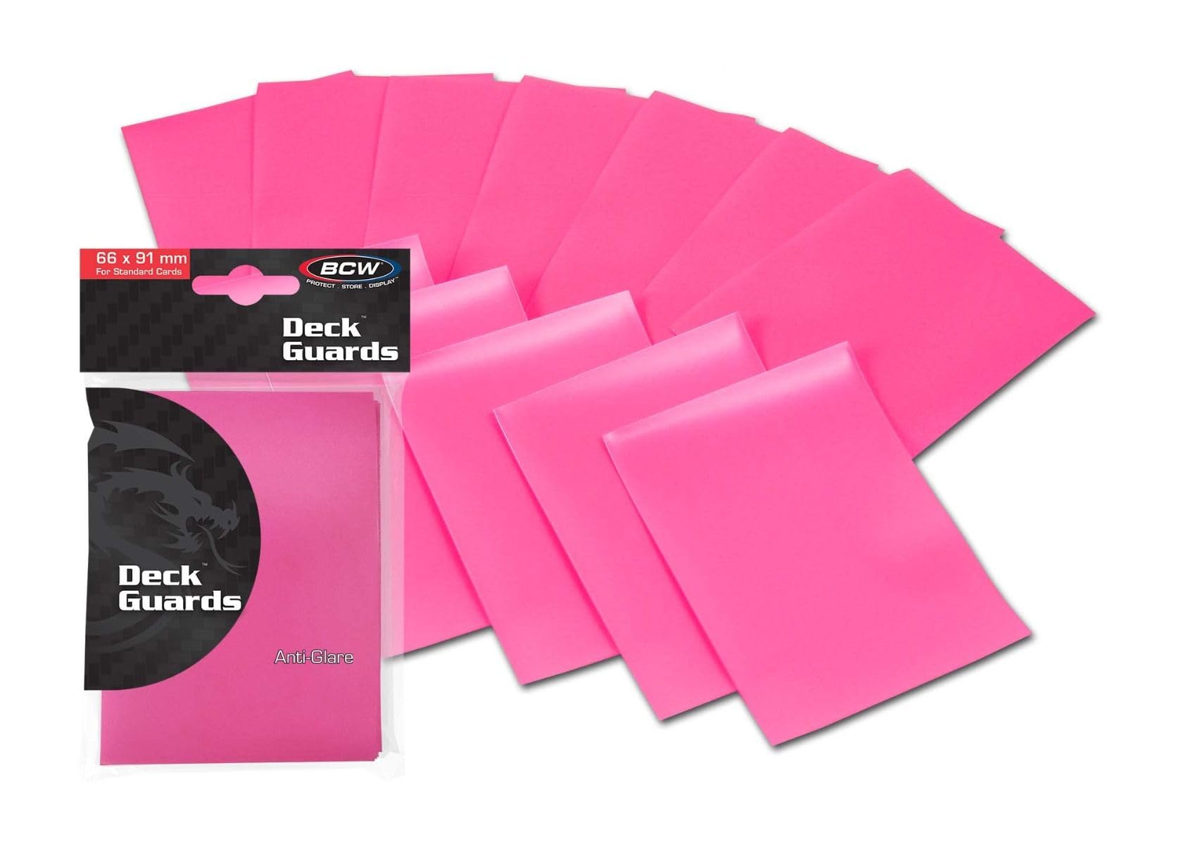 BCW Double Matte Deck Guard Color Combo Pack - 250 Count 5 Color Combo Double Matte Premium Deck Guard Card Sleeves for Trading Cards, Collectable Gaming Cards, MTG cards, L5R, TCG, Basketball, Rugby
