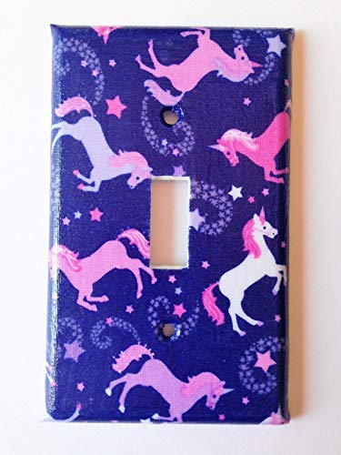 Unicorn Light Switch Cover Various Sizes Offered