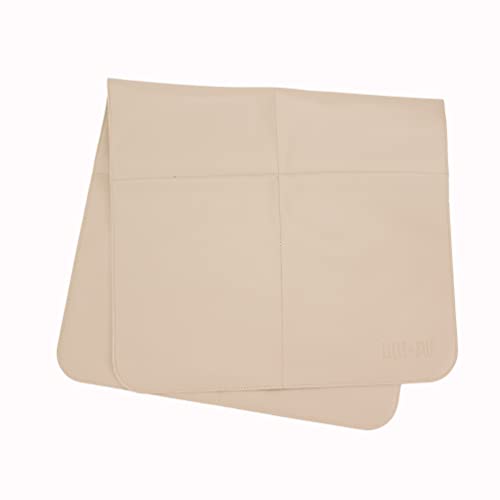 Changing Pad Portable (16 x 30), Vegan Leather Baby Wipeable Changing Mat Portable Changing Pad Diaper Clutch Station Changing Pad - Foldable Changing Mat - Changing Mat Baby Station (Stone)