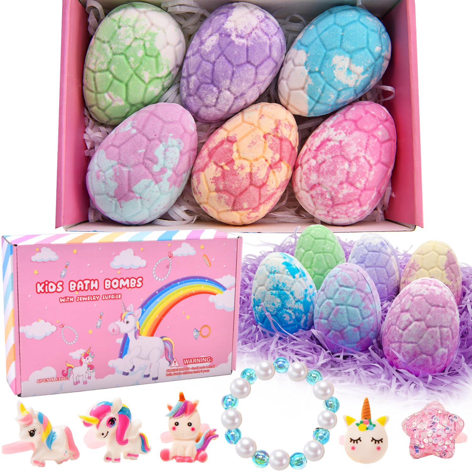 Girls Toys Age 6-8 Unicorn 5 Year Old Girl Gift Ideas Christmas Bath Bombs for Kids 4 5 6 7 8 Year Old Girl Gifts Birthday Princess Unicorn Bath Bombs for Girls Bubble Bath Bombs Surprise Inside