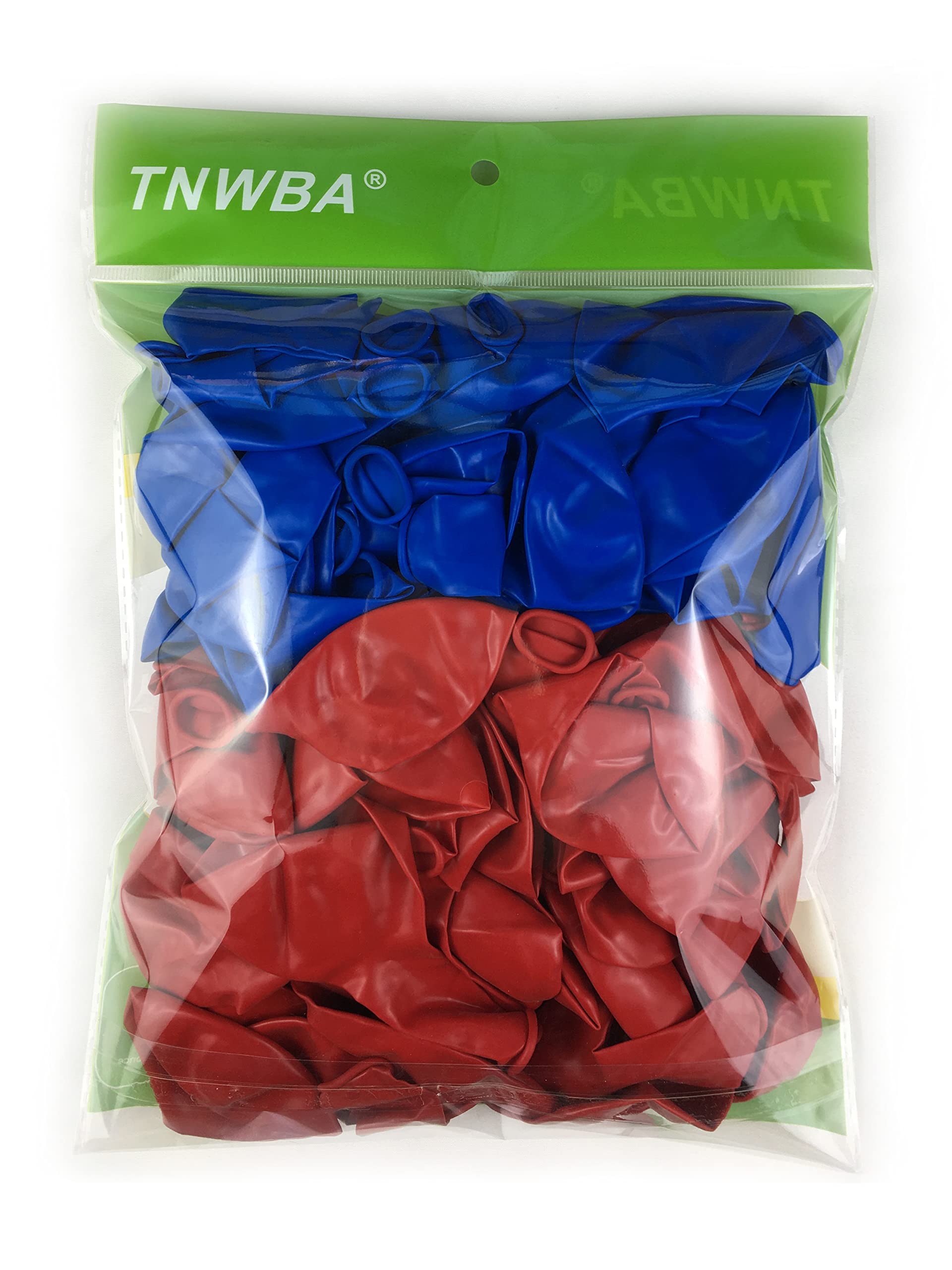 Latex Balloons 100 pcs 12 inch, red and blue latex Balloons, birthday party decoration