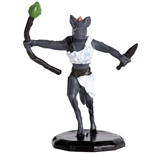 Halloween Fantasy Gnoll Mini Figures – 8 Painted Unique Designs – 1" Hex-Sized, Compatible with DND, Pathfinder & Tabletop RPGs – Realistic Sculpts for Spooky Campaigns, Game Nights
