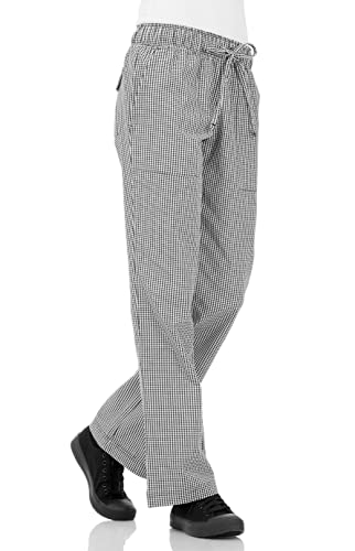 Chef Works Women's Chef Pants, Small Check, X-Large