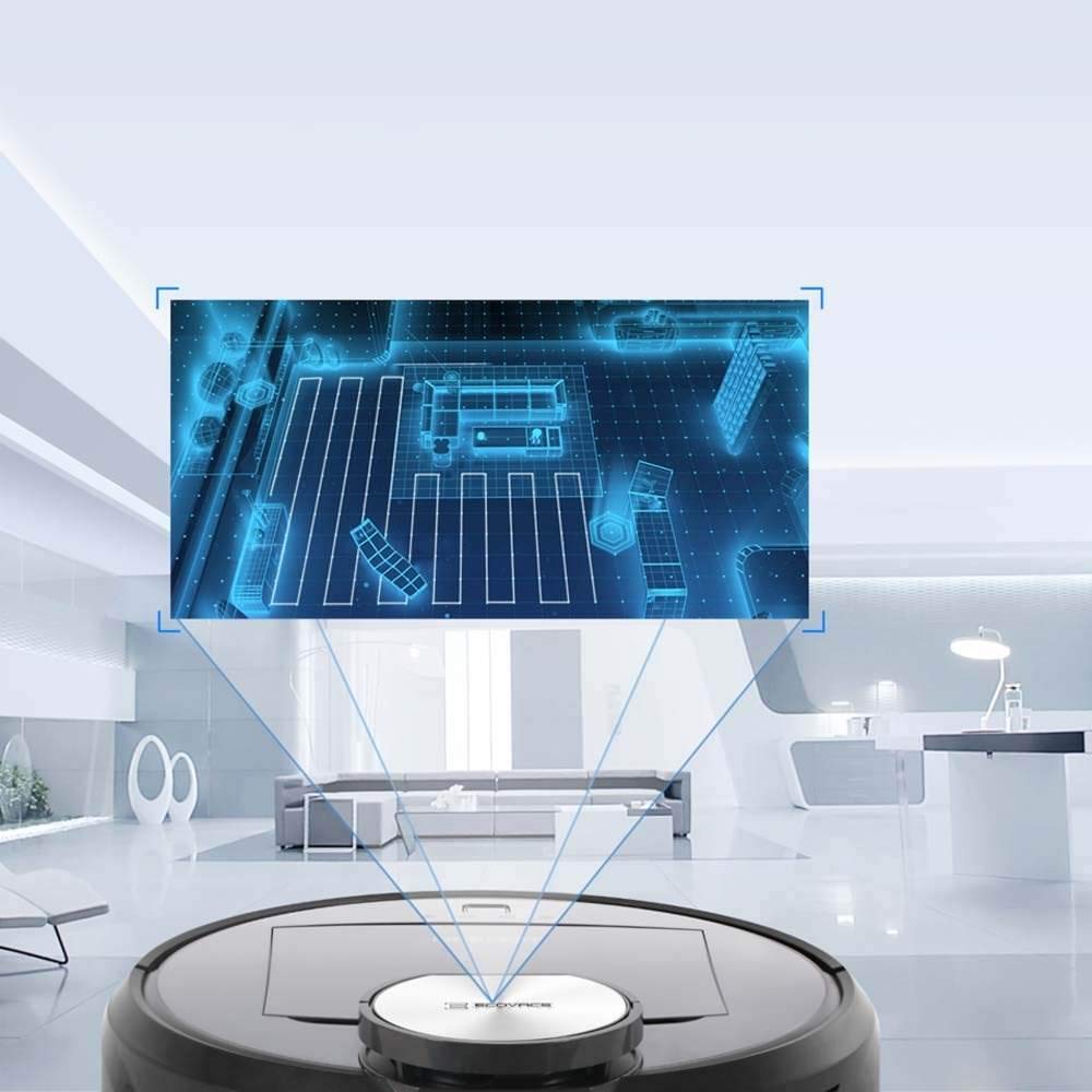 Ecovacs Deebot R95 Robotic Vacuum with the Latest Mapping Technology, Perfect for Bare Floors and Carpets, and Homes with Pets, Wifi Enabled, Compatible with Alexa