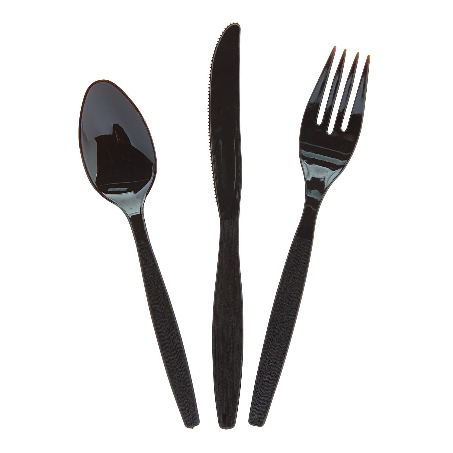 Bulk Plastic Cutlery Sets for 70, 210 Pieces, Spoons, Knives, Forks, Party and Wedding Supplies (Chocolate)