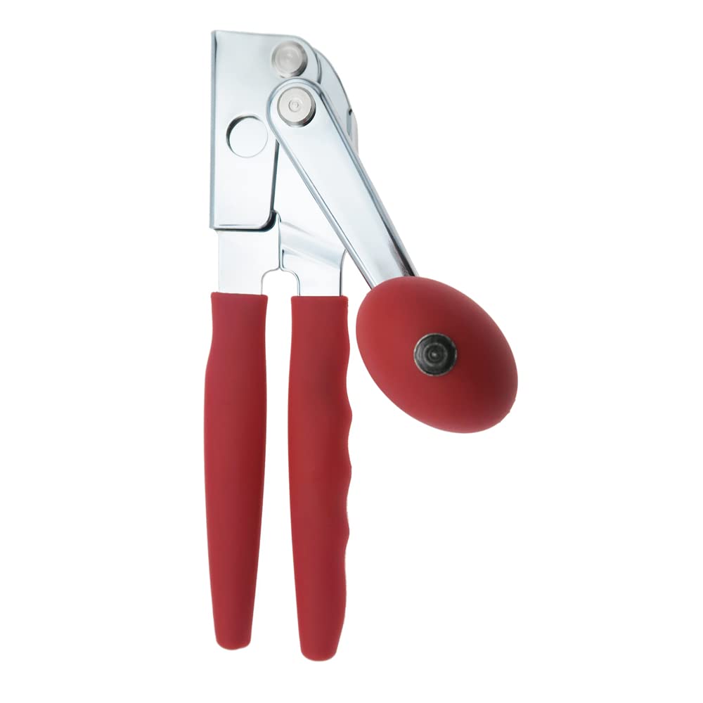 Chef-Master Commercial Can Opener, Heavy Duty Can Opener Manual for Large Cans With Anti-slip Grip, Kitchen Can Opener, Bottle and Can Opener, Professional Can Opener With Crank Handle (90056)