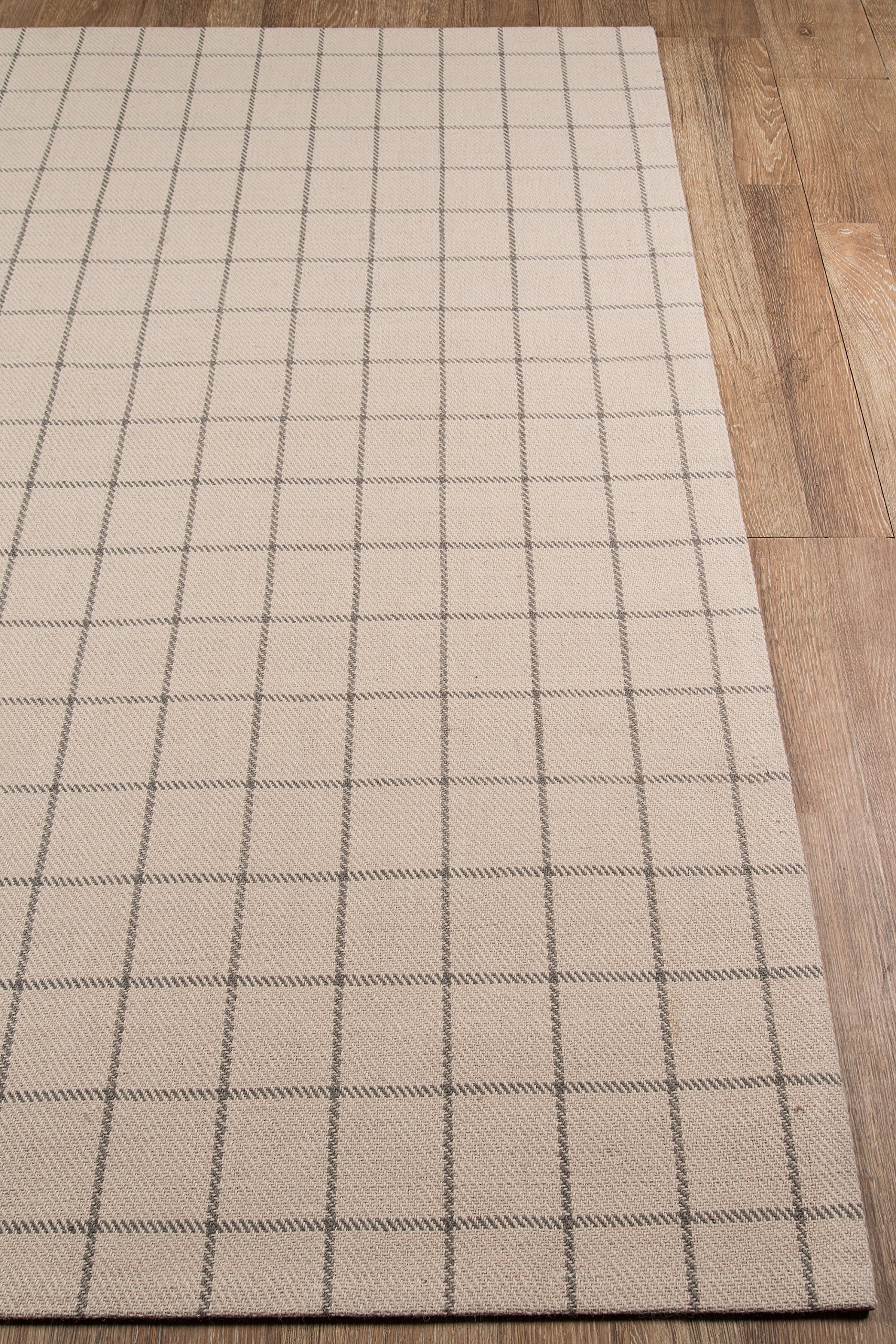 Erin Gates by Momeni Marlborough Deerfield Ivory Hand Woven Wool Area Rug 8' X 10'