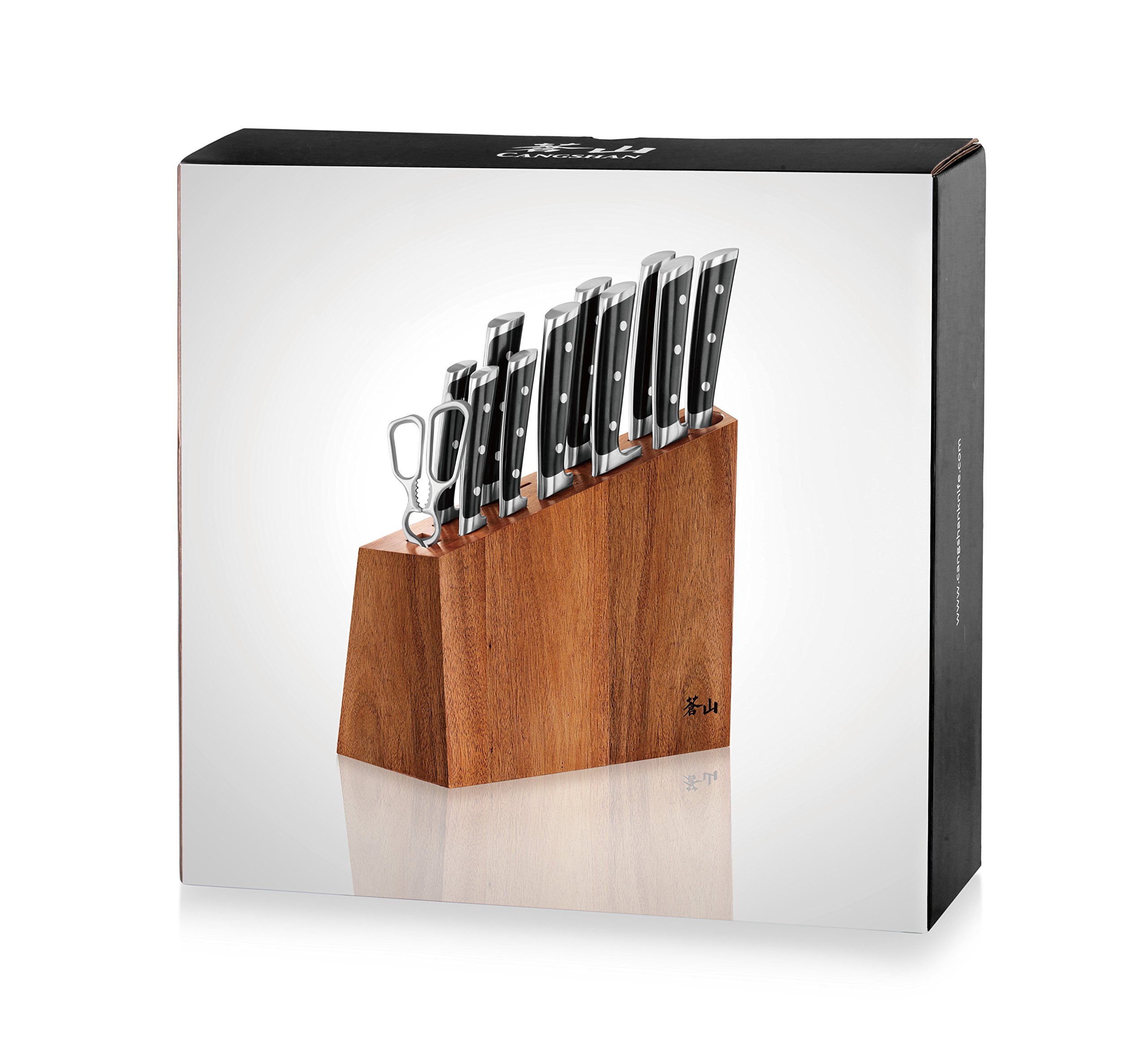 Cangshan S Series 60140 12-Piece German Steel Forged Knife Block Set