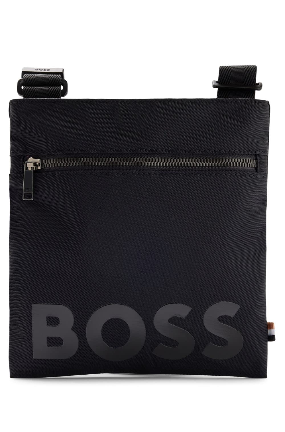 BOSS Men's Catch_s Zip Env Satchel Bag, ONESI, Black