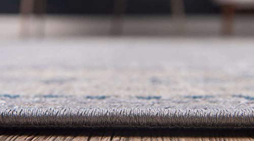 Unique Loom Salzburg Collection Classic Traditional Design Oriental Inspired Area Rug, 10 ft x 13 ft, Gray/Beige
