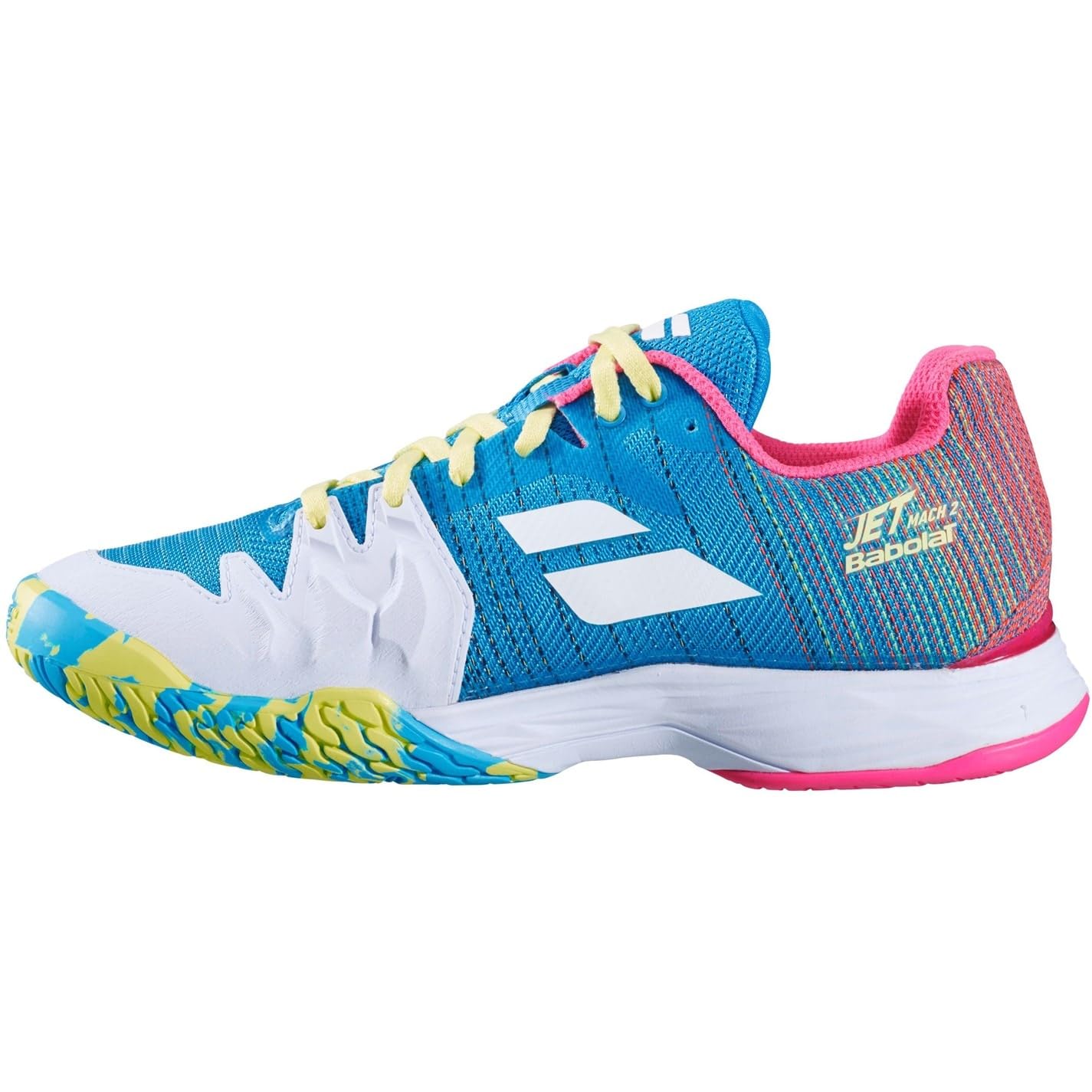 Babolat Jet Mach II All Court Womens Tennis Shoe - Capri Breeze/Pink - Size 6.5