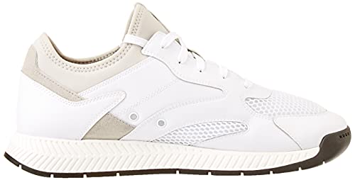 BOSS Men's Modern Sneaker, White100, 13