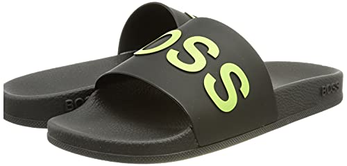 BOSS Men's Mules, Black3, 12