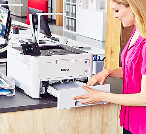 Brother RHL-L3270CDW Refurbished Compact Wireless Digital Color Printer with NFC Mobile Device and Duplex Printing-Ideal -for Home and Office Use Amazon Dash Replenishment Ready (Renewed Premium)