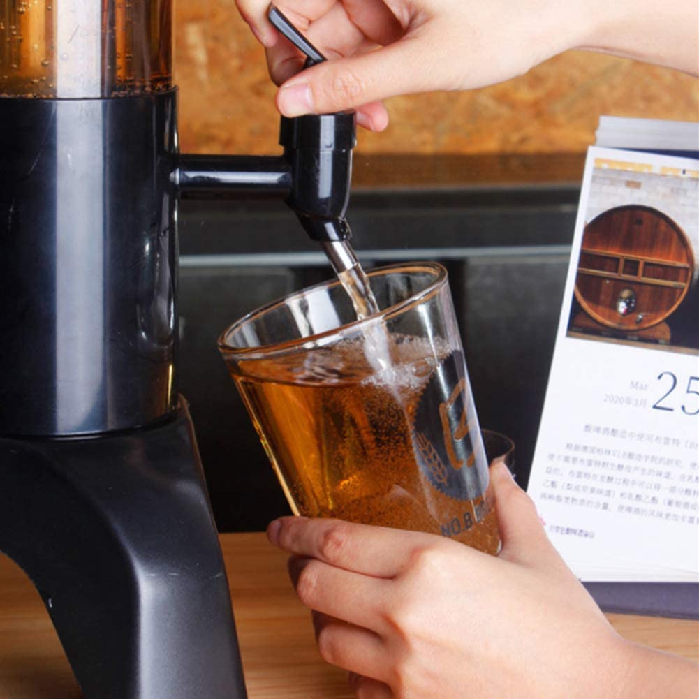 Beverage Dispenser, Beer Dispenser, 3L Beer Tower, Beer Tower Dispenser, Clear Fashionable for Home/Bar/Party/Hotels