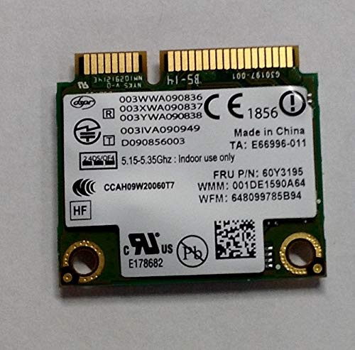 Intel Wifi/wimax Link 6250 6250anx Wireless N for IBM Thinkpad Lenovo ANX Wireless Half Pci-e Card