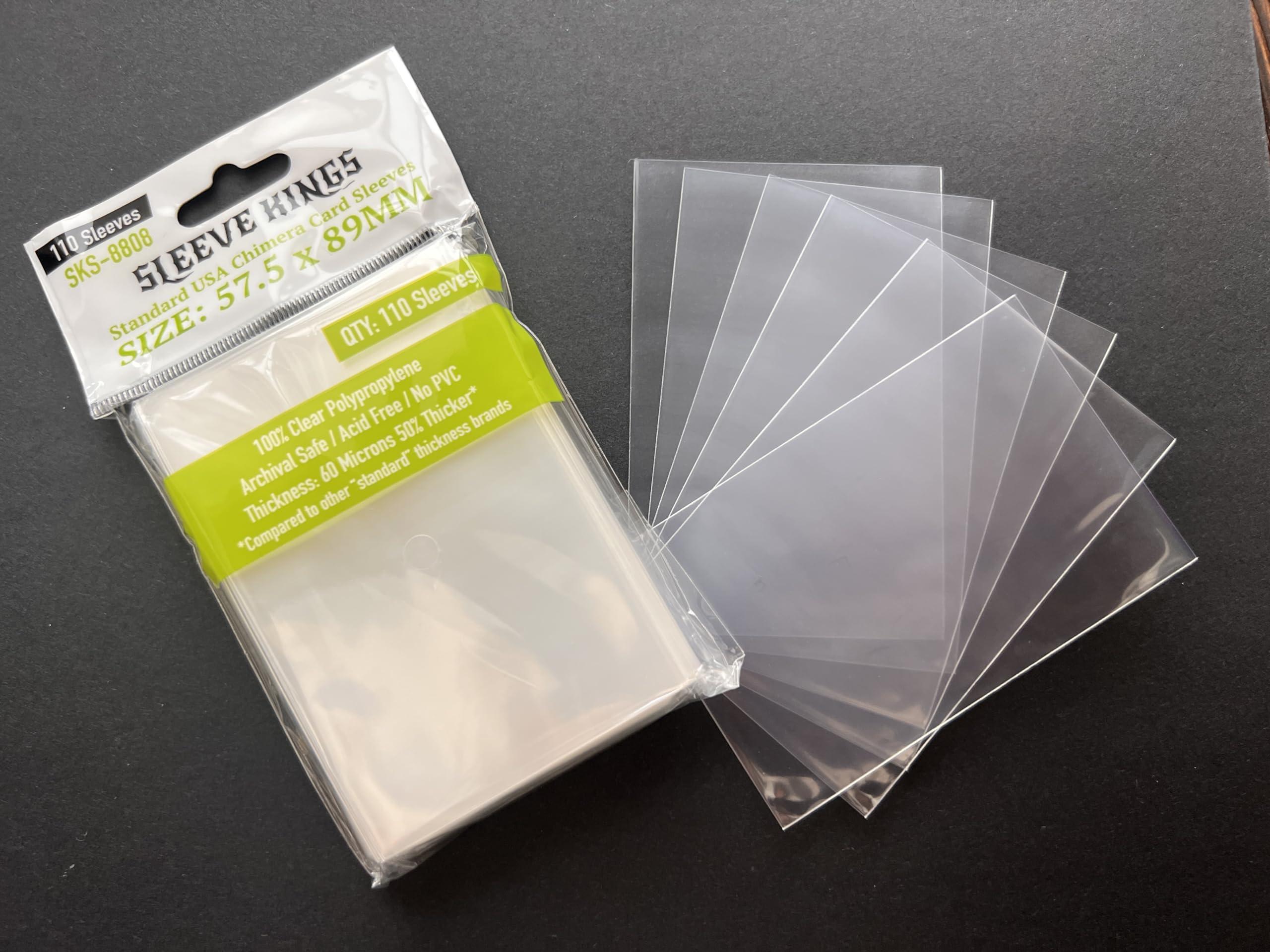 Sleeve Kings Standard USA Chimera Card Sleeves 57.5 X 89 mm (4x110 Pack, 440 Sleeves)