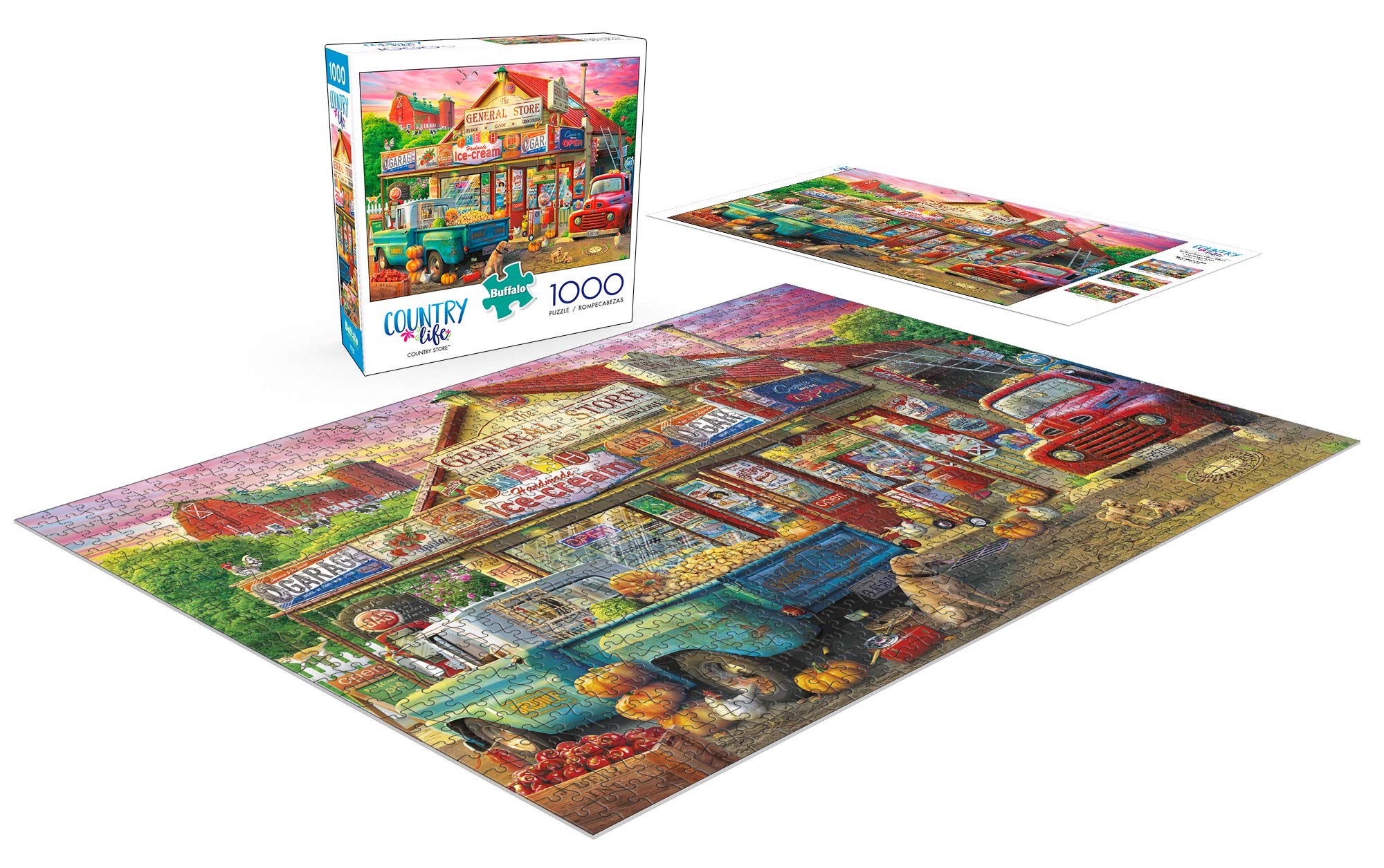 Buffalo Games - Eduard - Country Store - 1000 Piece Jigsaw Puzzle for Adults Challenging Puzzle Perfect for Game Nights