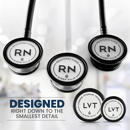 BJÖRN HALL Vet Tech Stethoscope Diaphragm | LVT Licensed Veterinary Technician | Fits Littmann Classic III & Cardiology IV Stethoscopes & Björn Hall | Vet Tech Supplies | Replacement Diaphragm | LVT