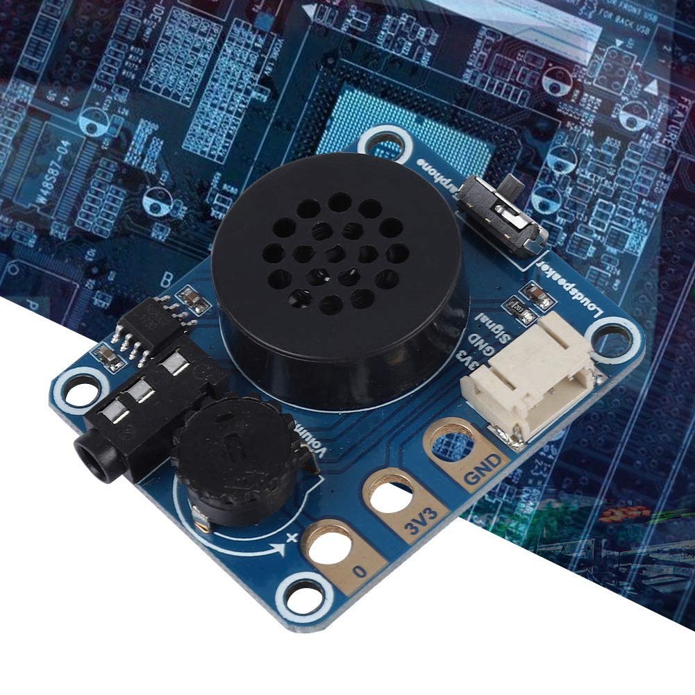 Bewinner Speaker Expansion Board Speaker Module Expansion Board for Micro: bit NS8002 Chip Compatible for Arduino Support Headphone Volume Adjustment