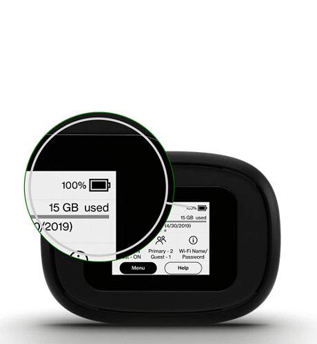 C5G Bundle | Inseego Verizon 5G and 4G LTE MiFi M1000 Hotspot Bundled with 2 Batteries (1 Stock + 1 Extra) | Connect up to 15 WiFi Devices and 1 Wired | Great for Remote Workers Wi-Fi 2.4 GHz & 5 GHz