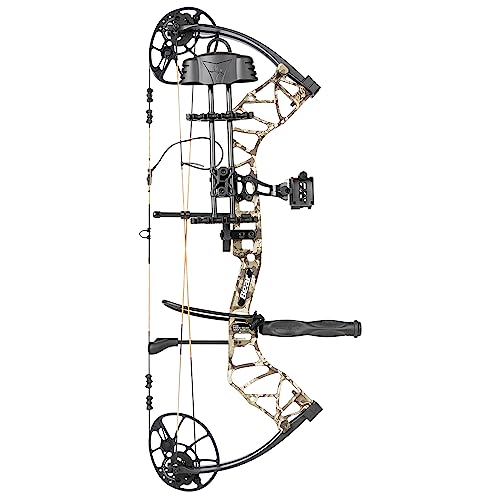 Bear Archery Legit Ready to Hunt Compound Bow Package for Adults & Youth, Right Hand, Veil Whitetail
