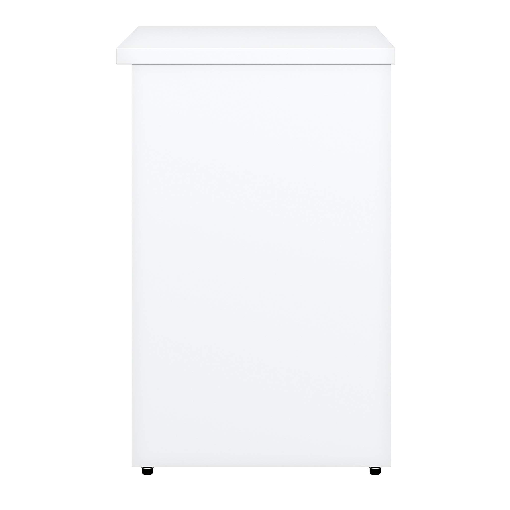 Bush Business Furniture Easy Office White 30W Lower Bookcase Cabinet