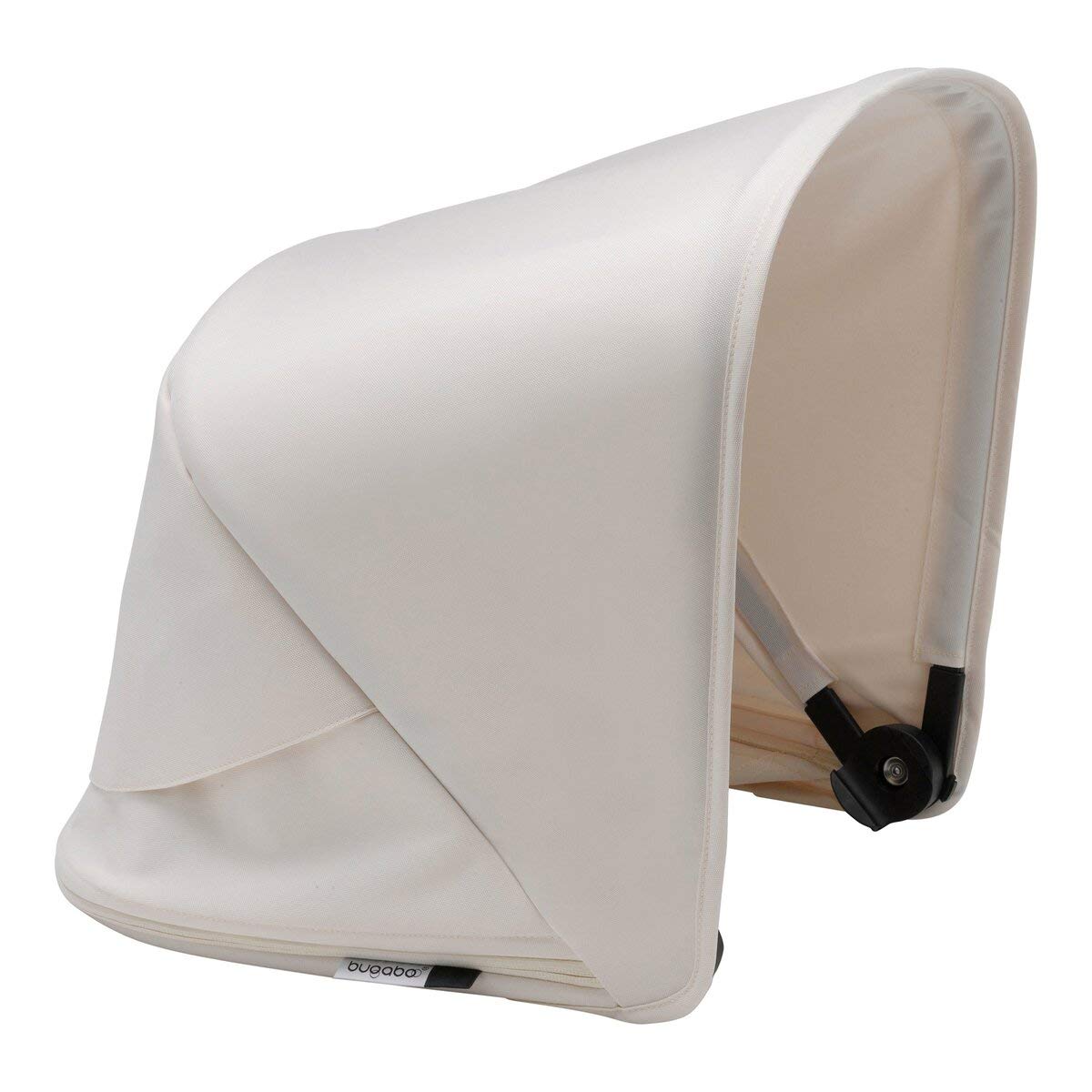 Bugaboo Fox 2 / Lynx Extendable Sun Canopy with UPF Sun Protection and Peekaboo Mesh Panel, Compatible with All Fox, Lynx and Cameleon3 Models - Fresh White