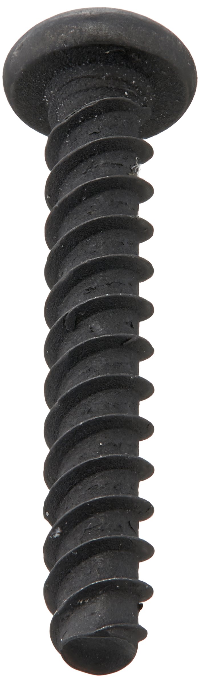 Small Parts 0412LTPB Steel Thread Rolling Screw for Plastic, Black Oxide Finish, Pan Head, Star Drive, #4-20 Thread Size, 3/4" Length (Pack of 100)