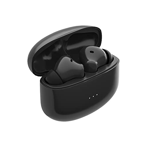 BFMODFAF Wireless Bluetooth Earbuds Microphone Active Noise Cancellation Stereo Portable with Charging case Headset IPX7 Waterproof Earphones,Sport Music Game Call ,for iPhone Android (Black)