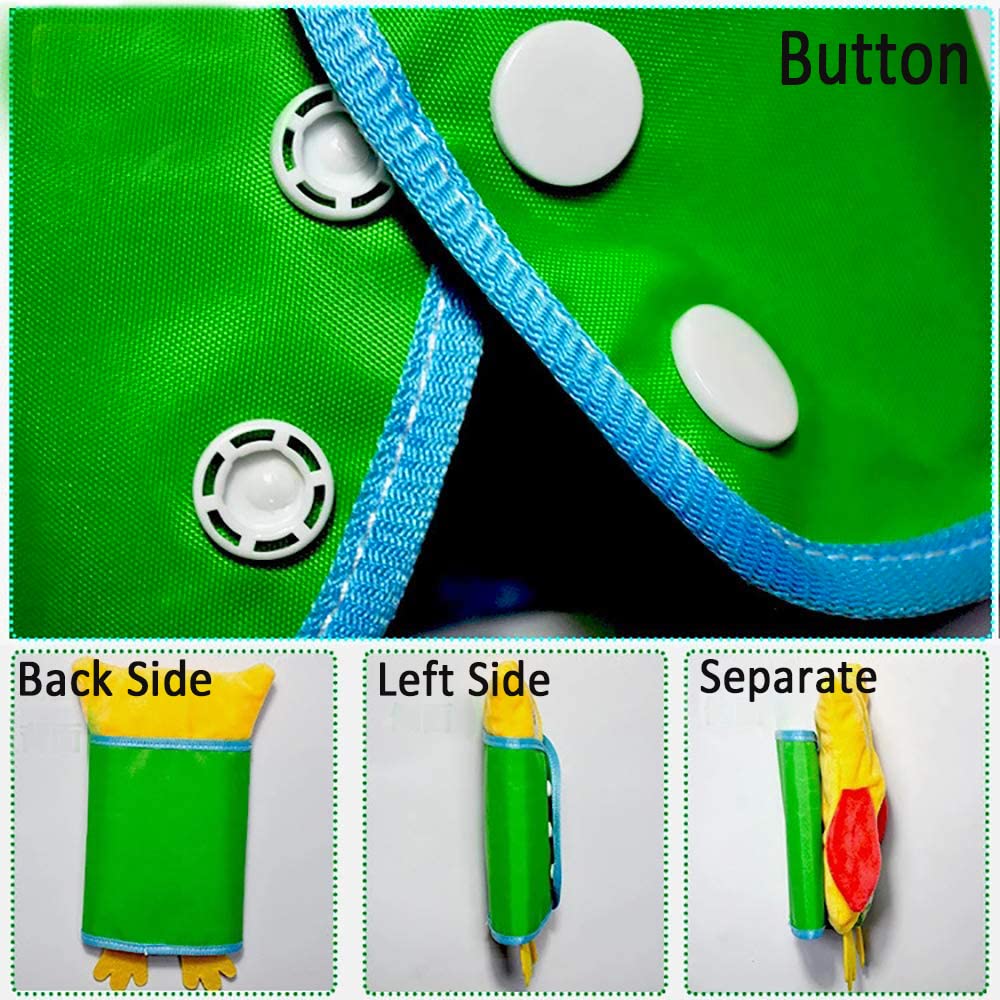 Extpro Learn to Dress Owl Doll Toys Kids Early Learning Basic Life Skills Busy Boards - Lace, Snap, Button, Zip for Preschool Education (Owl)