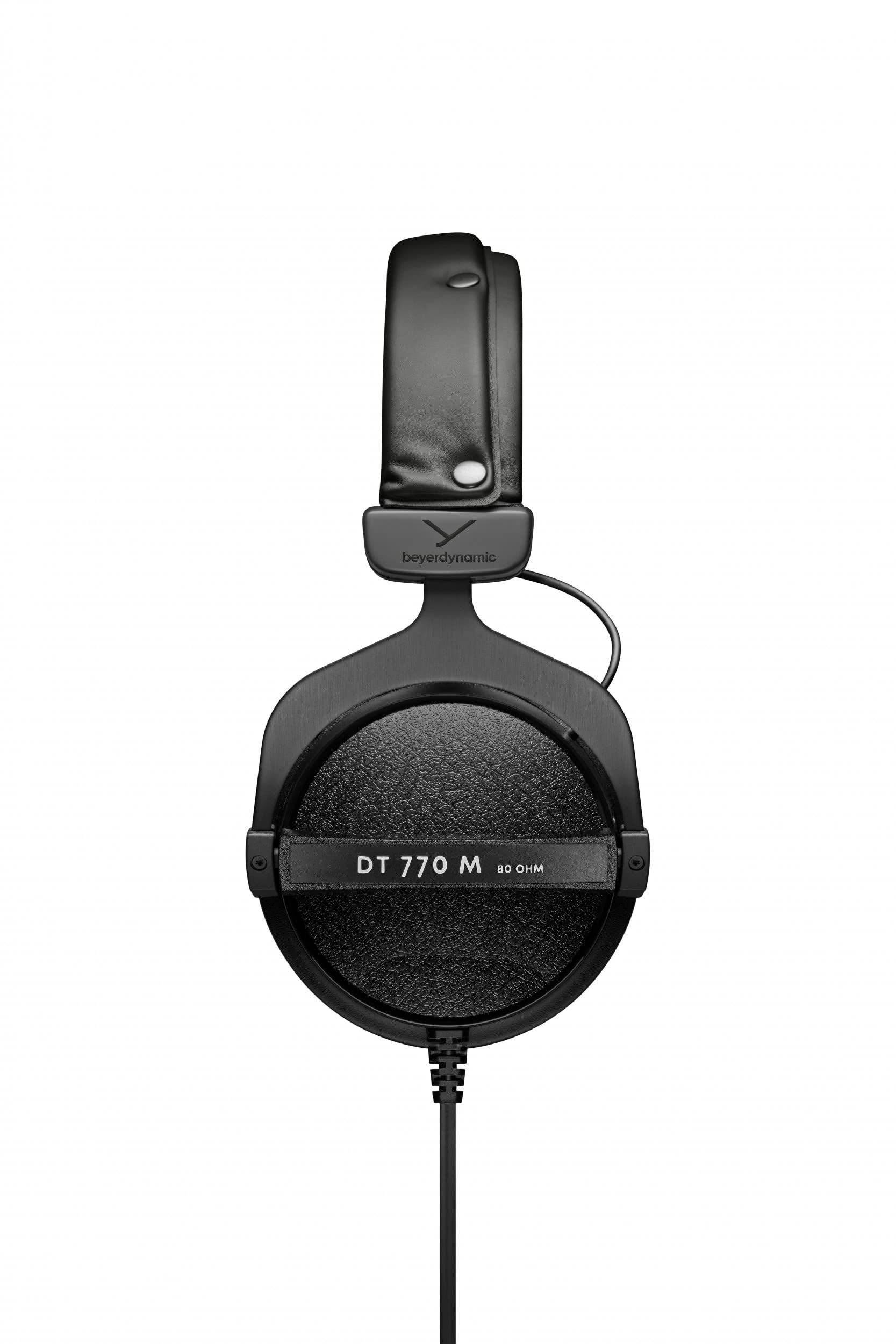 beyerdynamic DT 770 M 80 Ohm Over-Ear-Monitor Headphones in black, closed design, wired, volume control for drummers and sound engineers FOH