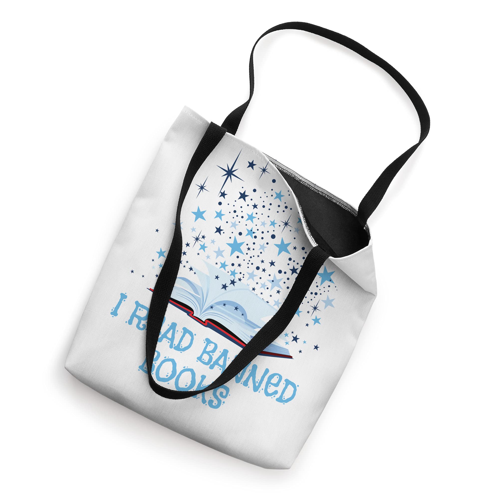 Bibliophile Book Nerd I Read Banned Books Tote Bag
