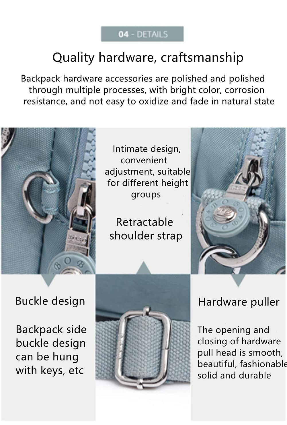 Jie★L Shi Small Travel Crossbody Bag Handbag Nylon Shoulder Bag for Women (Grass color)