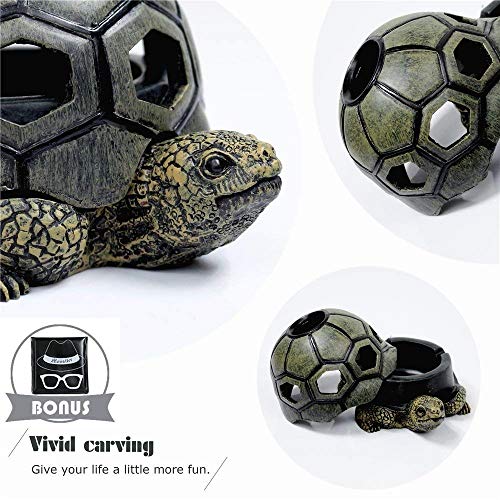 Monsiter QE Turtle Ashtrays for Cigarettes Cute Ash Tray for Home and Outdoor