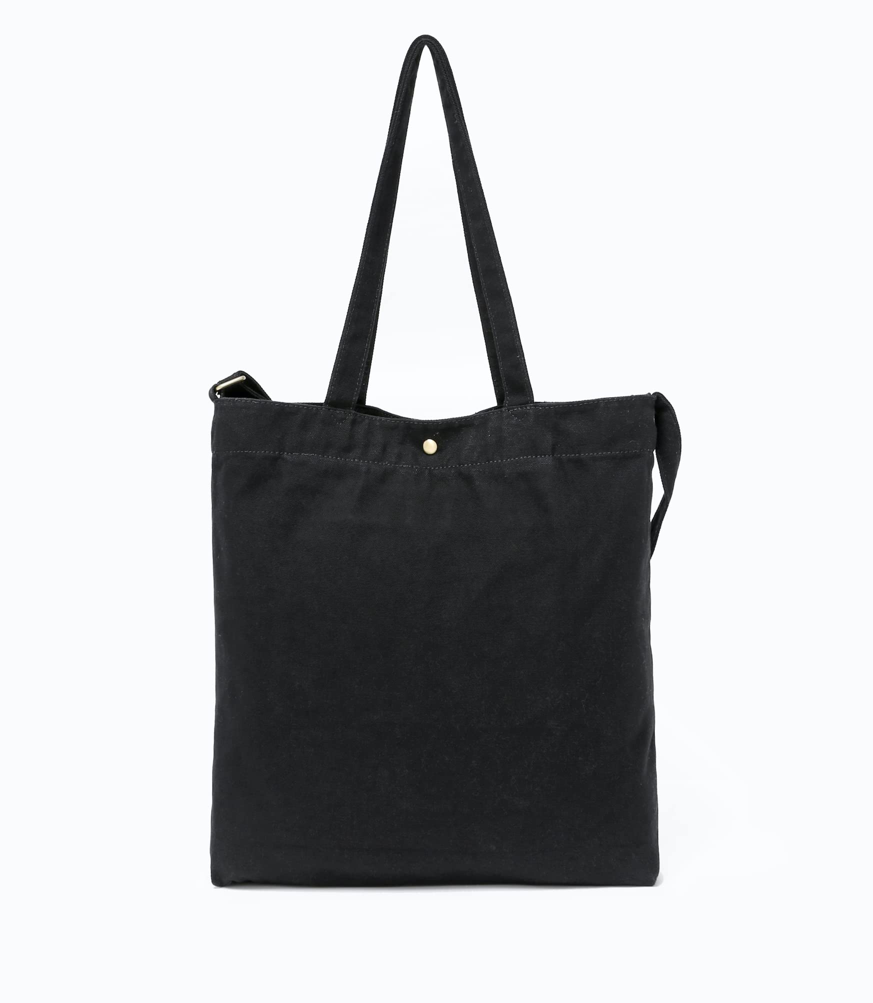 Jeelow Canvas Tote Handbag Crossbody Shoulder Bag With Front Pocket For Men & Women (Cream 2 Way)