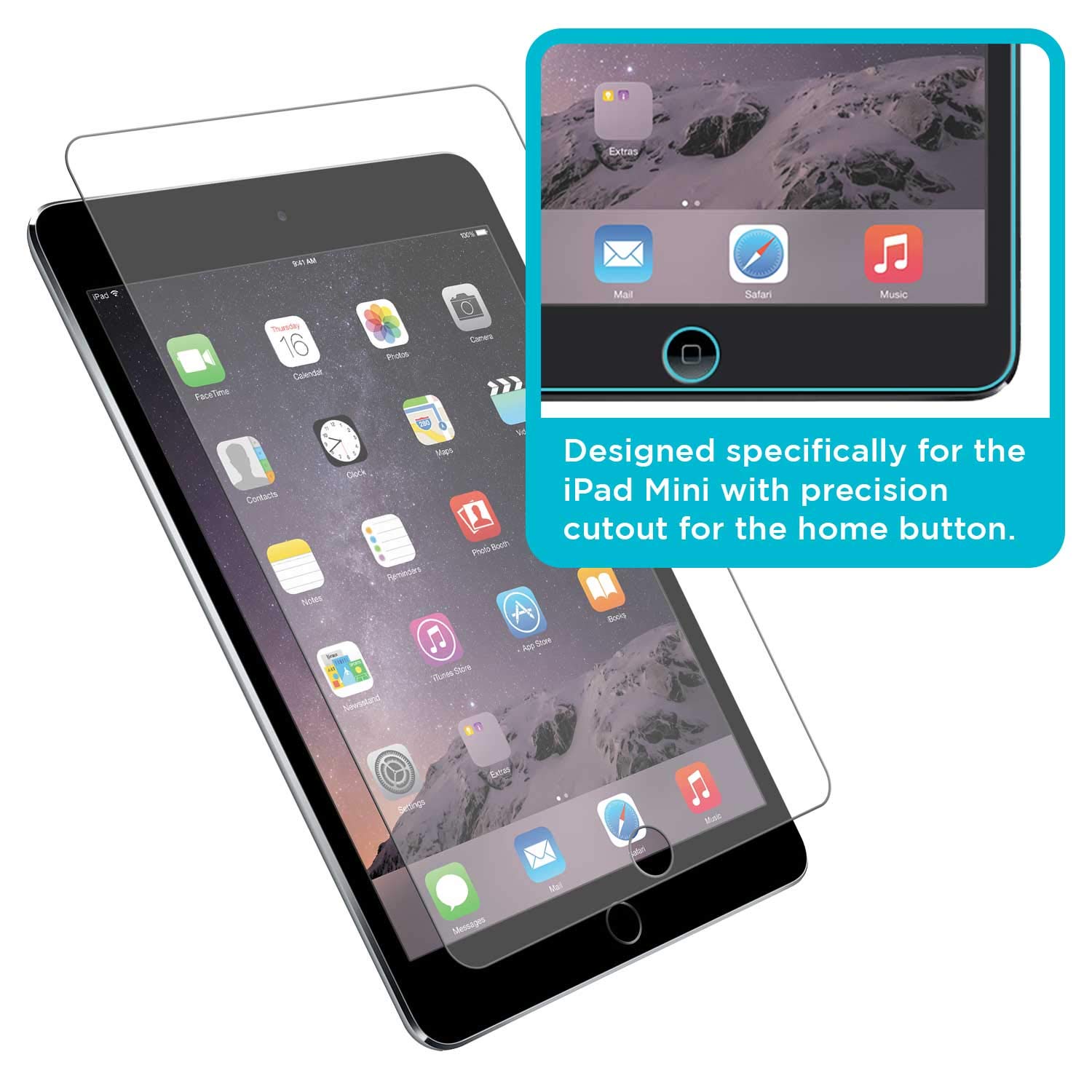 Tech Armor Matte Anti-Glare/Anti-Fingerprint Film Screen Protector for Apple iPad Mini 1, 2, 3 [ 2 Pack ]