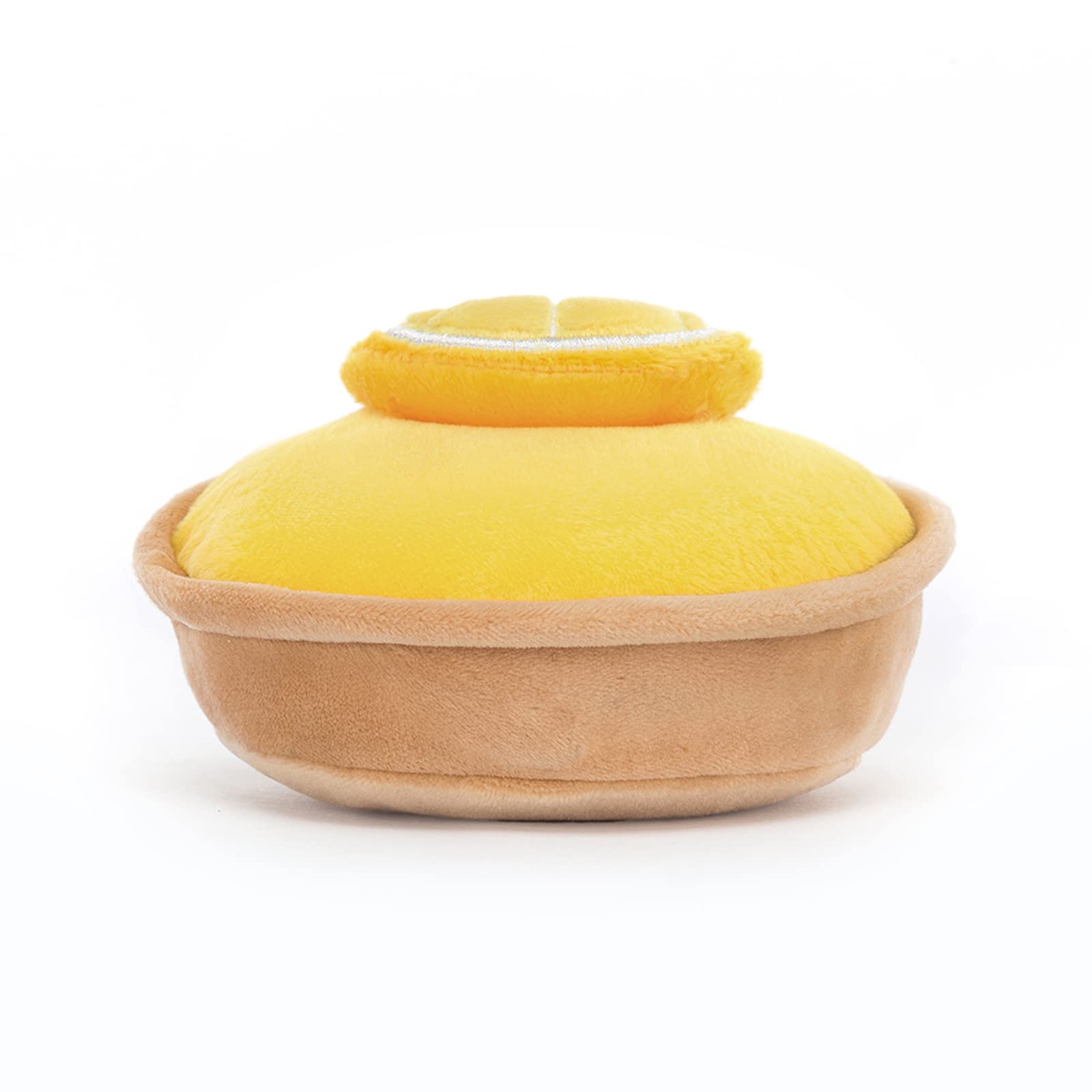 Jellycat Pretty Patisserie Tarte Au Citron Stuffed Toy, 4 inches | Pastry Plush | Great Gift Idea