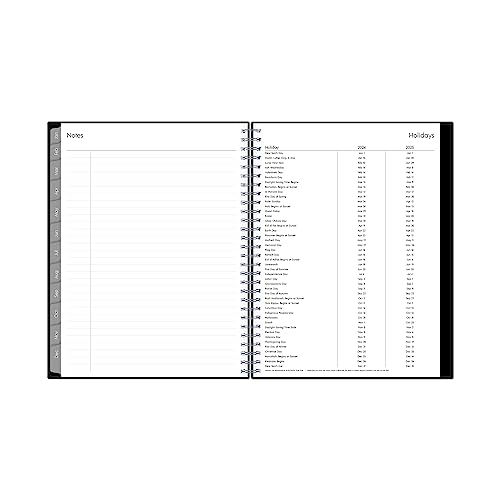 Blue Sky 2024 Weekly and Monthly Planner, January - December, 8โ x 10.875โ, Flexible Cover, Wirebound, Dainian (142998-24)