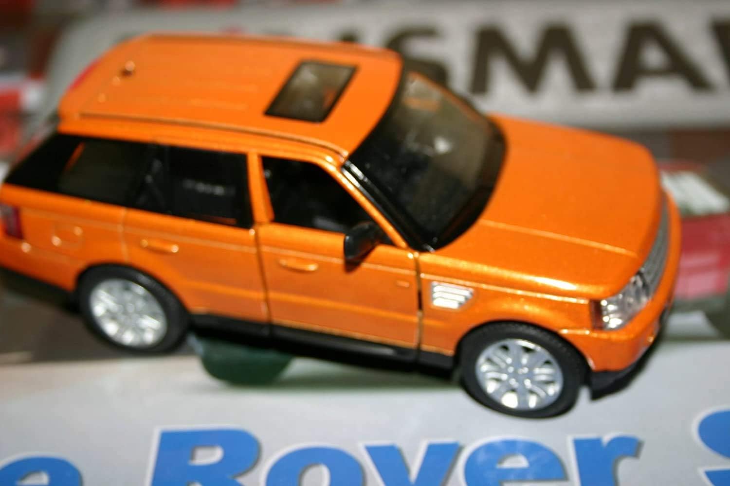 KiNSMART Range Rover Sport 5" 1:38 Scale Die Cast Model Toy SUV Orange