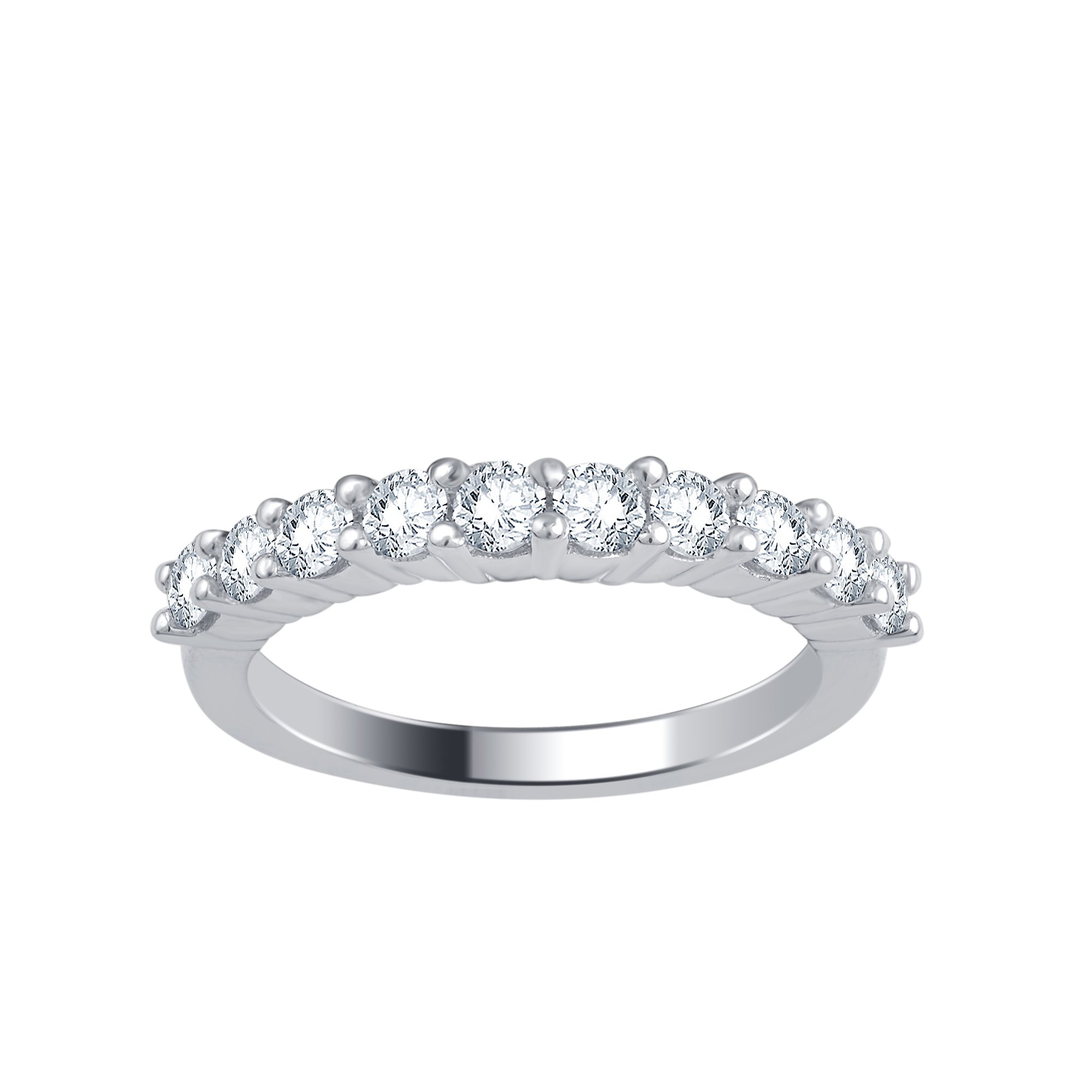 Beyond Brilliance 3.0 Carat Diamond, 4-Prong Set 14K White Gold Round Diamond Bridal Set (H-I, I2-I3) Natural Diamond Bridal Set For Women | Gift Box Included
