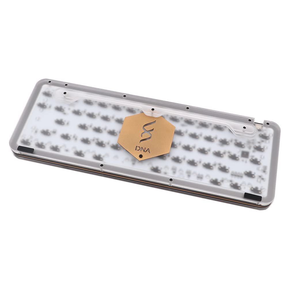 BGKYPRO DNA65 Custom Mechanical Keyboard Kit 65% Kit PCB CASE hot swappable Switch Support Lighting Effects with RGB Switch led
