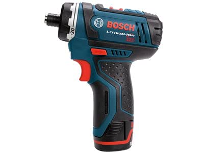 Bichi Bosch PS21-2A Max 2-Speed Pocket Driver Kit with 2 Batteries, Charger and Case, Blue, 0.25