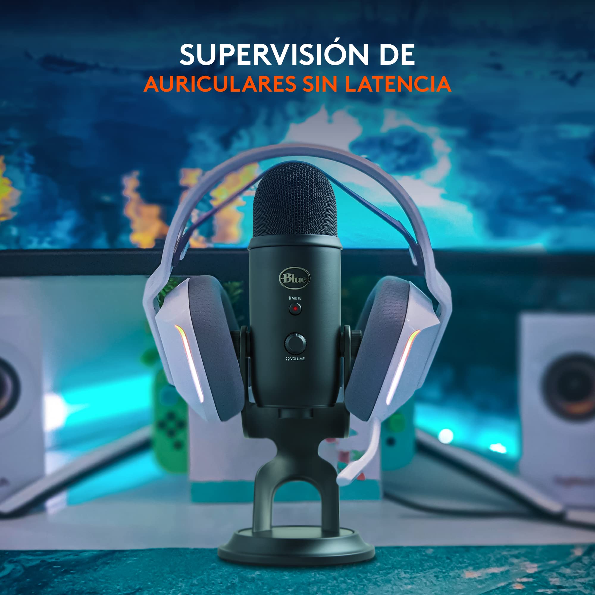 Blue Yeti USB Microphone - Blackout Edition (Renewed)