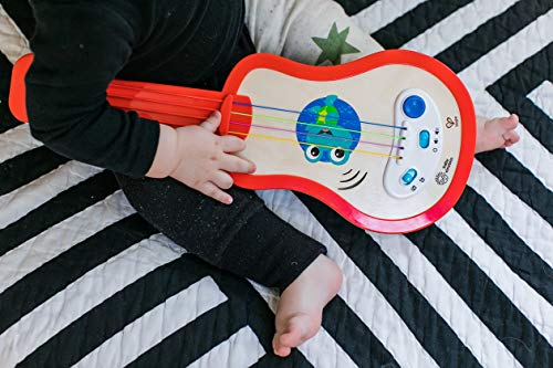 Baby Einstein Magic Touch Ukulele Wooden Musical Toy, Ages 12 months+, Red