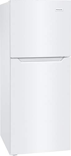 Frigidaire 10.1 Cu. Ft. Compact ADA Top Freezer Refrigerator in White with Electronic Control Panel, Reversible Door Swing, ENERGY STAR