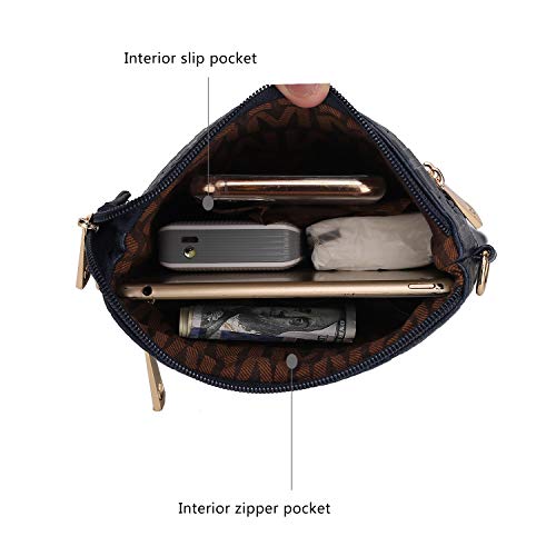 MKF Crossbody Bags for Women, Wristlet Strap β PU Leather Shoulder Handbag β Small Crossover Messenger Purse, Mustard
